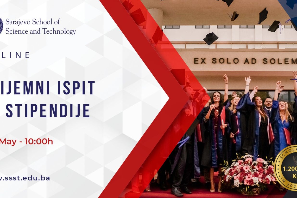 Entrance exam for scholarships May 8th - SSST - Sarajevo School of ...