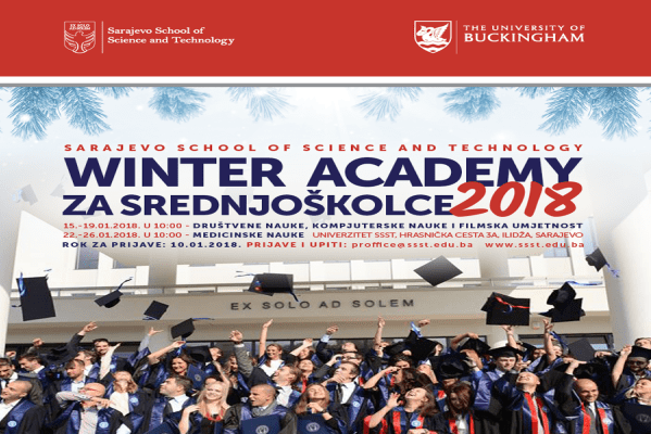 SSST WINTER ACADEMY 2018 - SSST - Sarajevo School of Science and Technology