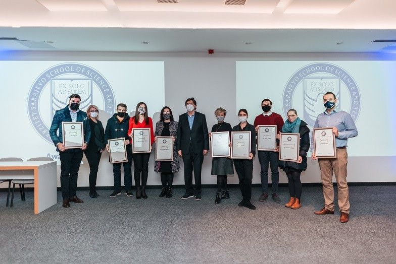 Awards ceremony for University SSST professors - SSST - Sarajevo School ...